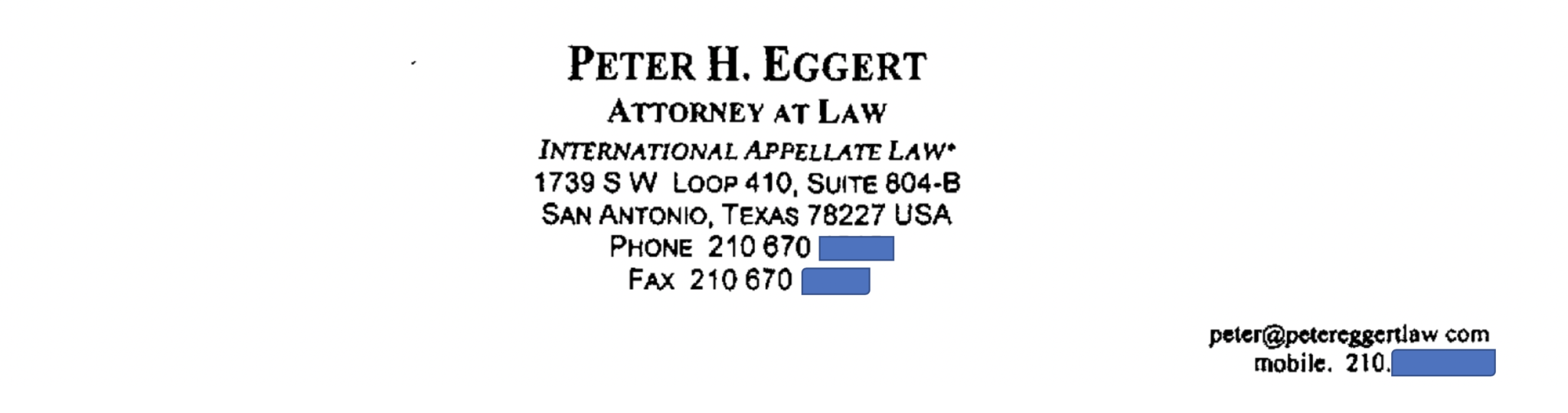 The Long, Short Law Career of Mikel Peter Eggert - The Texas Lawbook