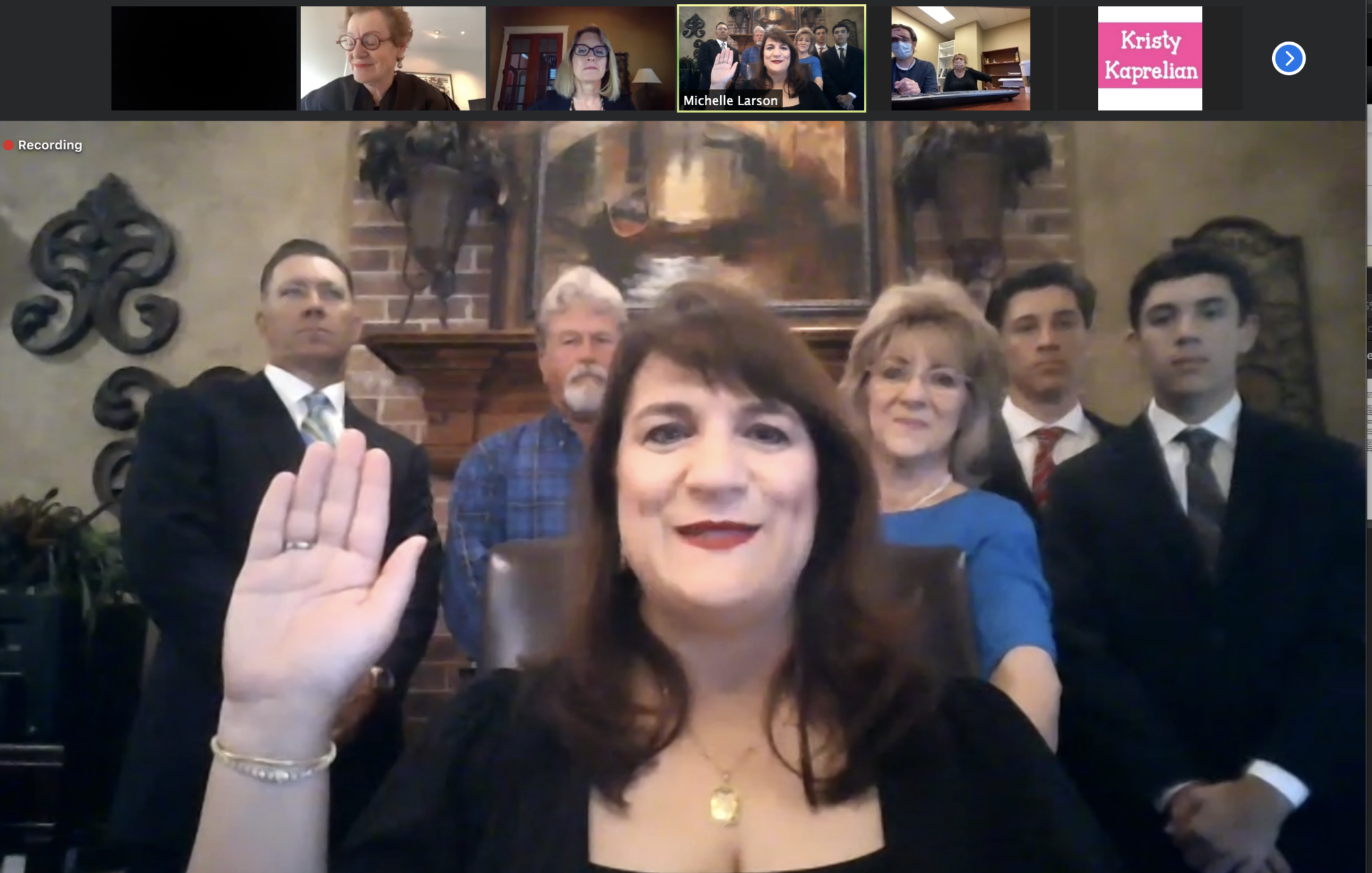 ‘So Help Me God’: NDTX Swears Michelle Larson Into Bankruptcy Bench Via ...