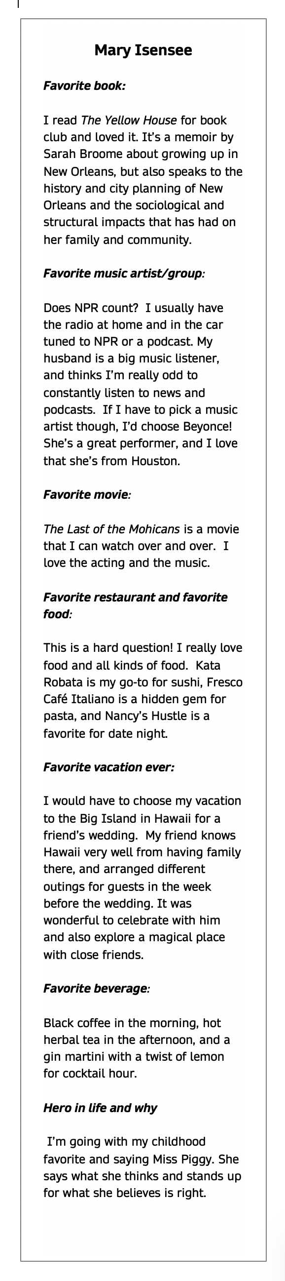 Mary Isensee is a ‘One-Woman Army at PROS’ - The Texas Lawbook