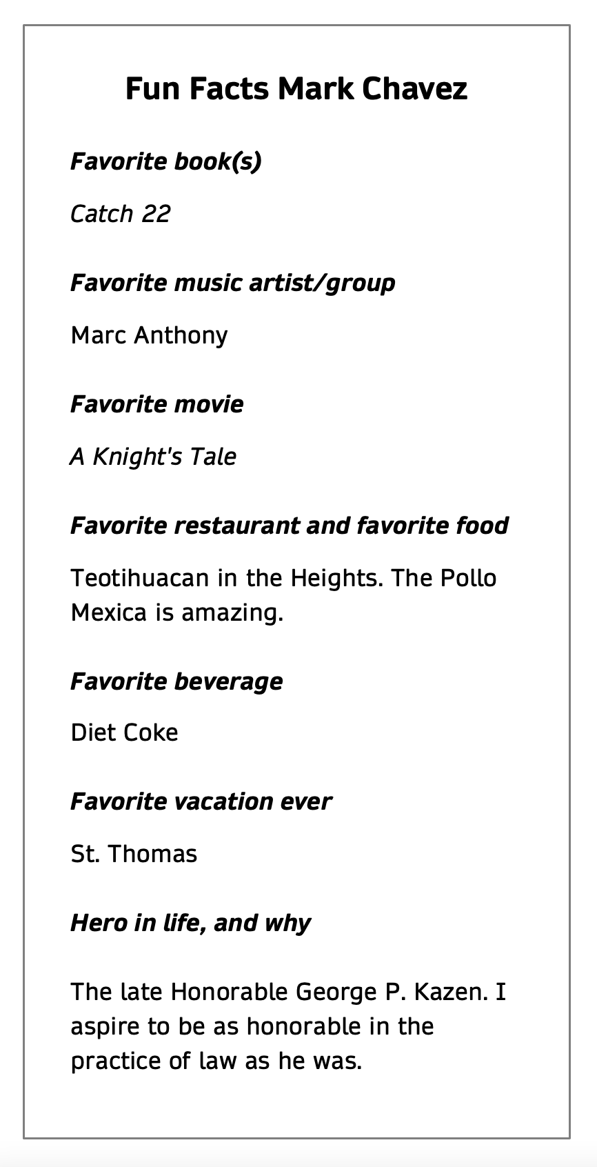 Mark Chavez, GC of Ocean Point Terminals, Creates Success from an ...