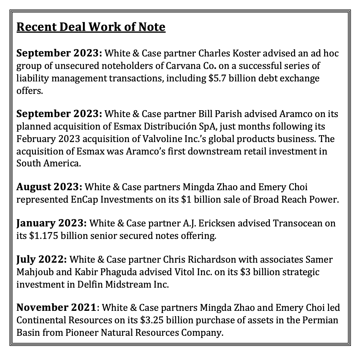 White & Case Has ‘Vastly Exceeded Expectations’ in Texas - The Texas ...