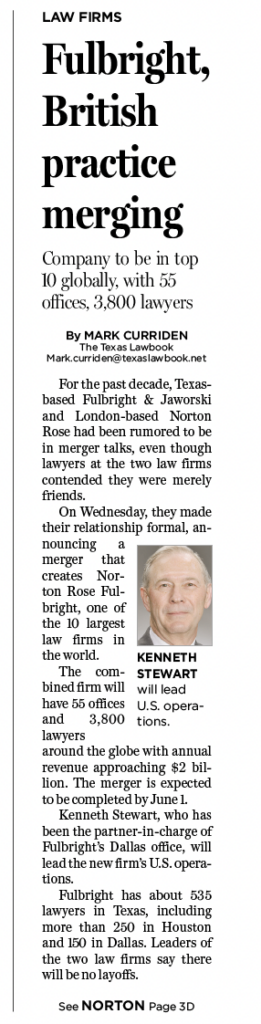 November 14 — The Day Fulbright & Jaworski Changed the Texas Legal ...